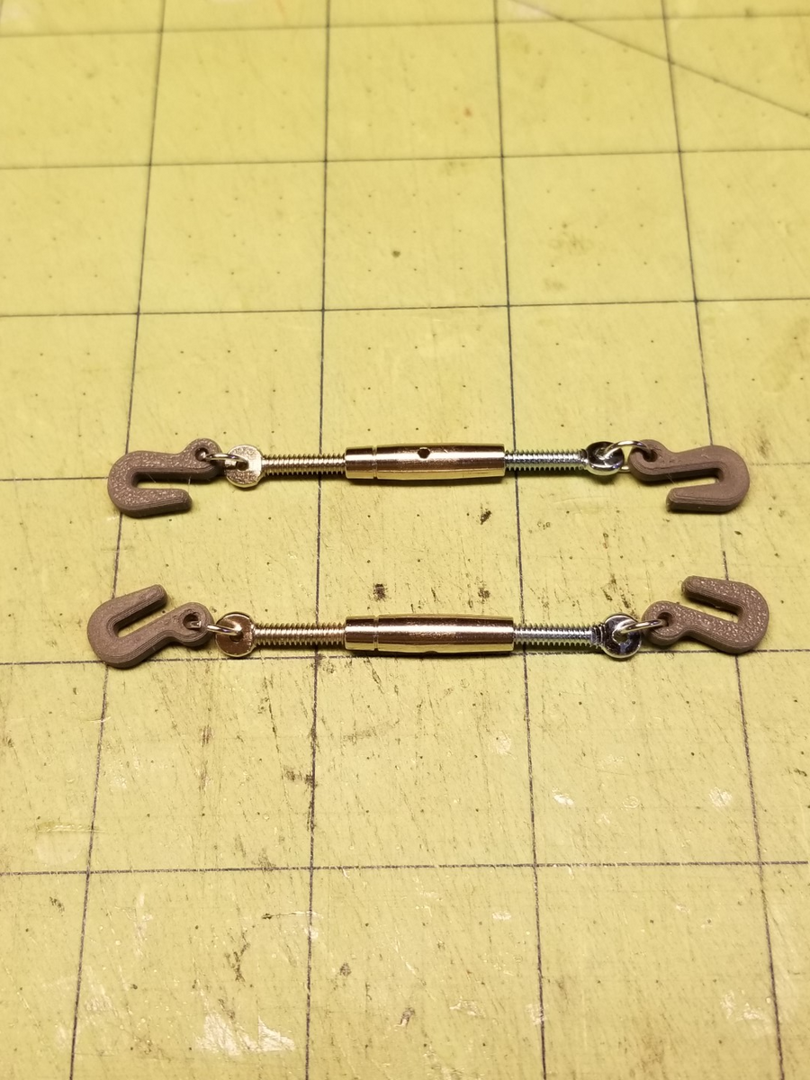 Custom Miniature Ratchet Chain Binders for 1/14th Scale RC Constructio ...